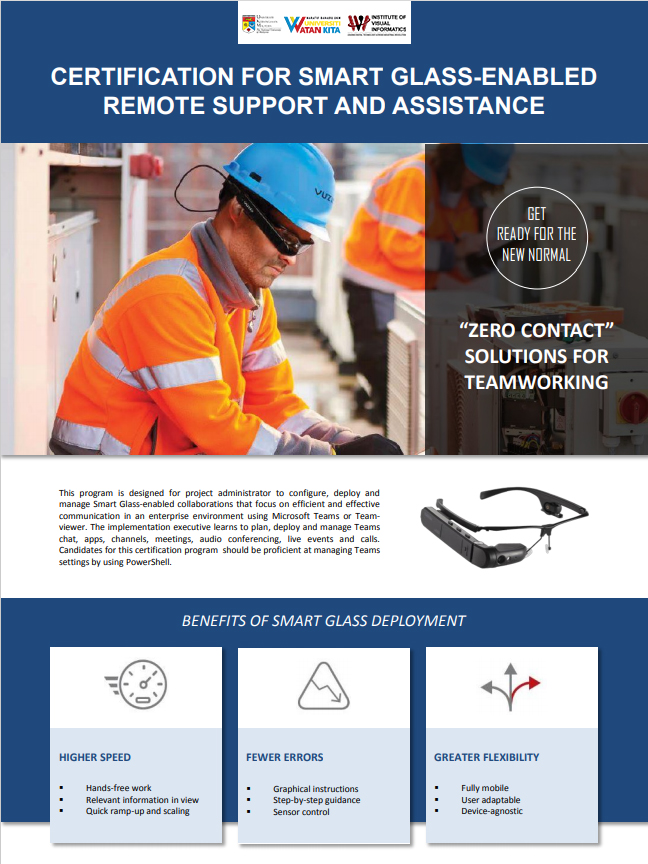 Certification For Smart Glass | Institute of Visual Informatics