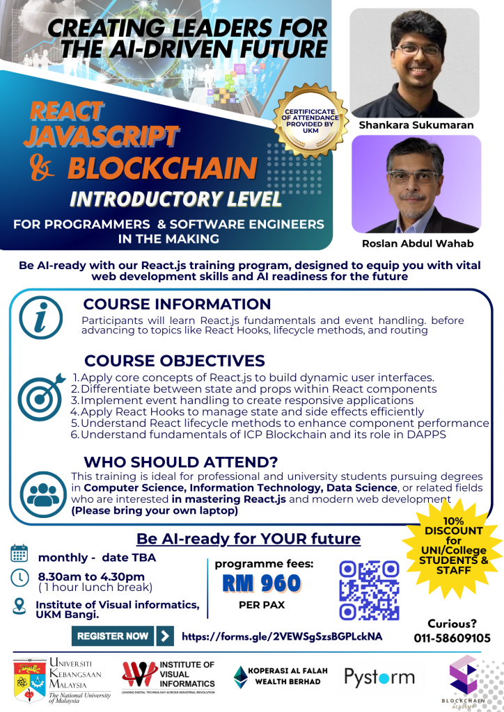 Certificate in Blockchain Application | Institute of Visual Informatics